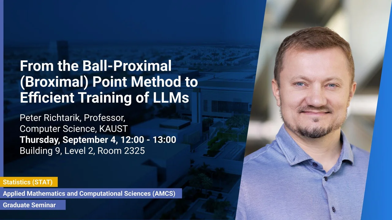 From the Ball-Proximal (Broximal) Point Method to Efficient Training of LLMs | Computer ...
